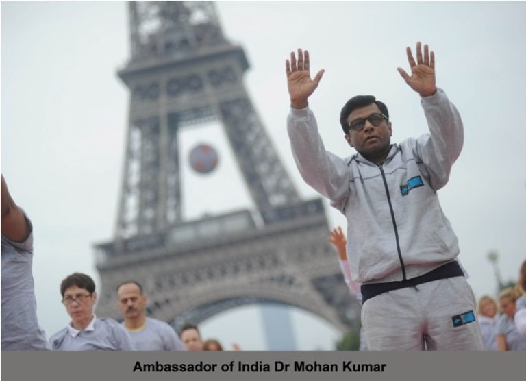 Euro Cup and Yoga Festival at Eiffel Tower Rocked Paris